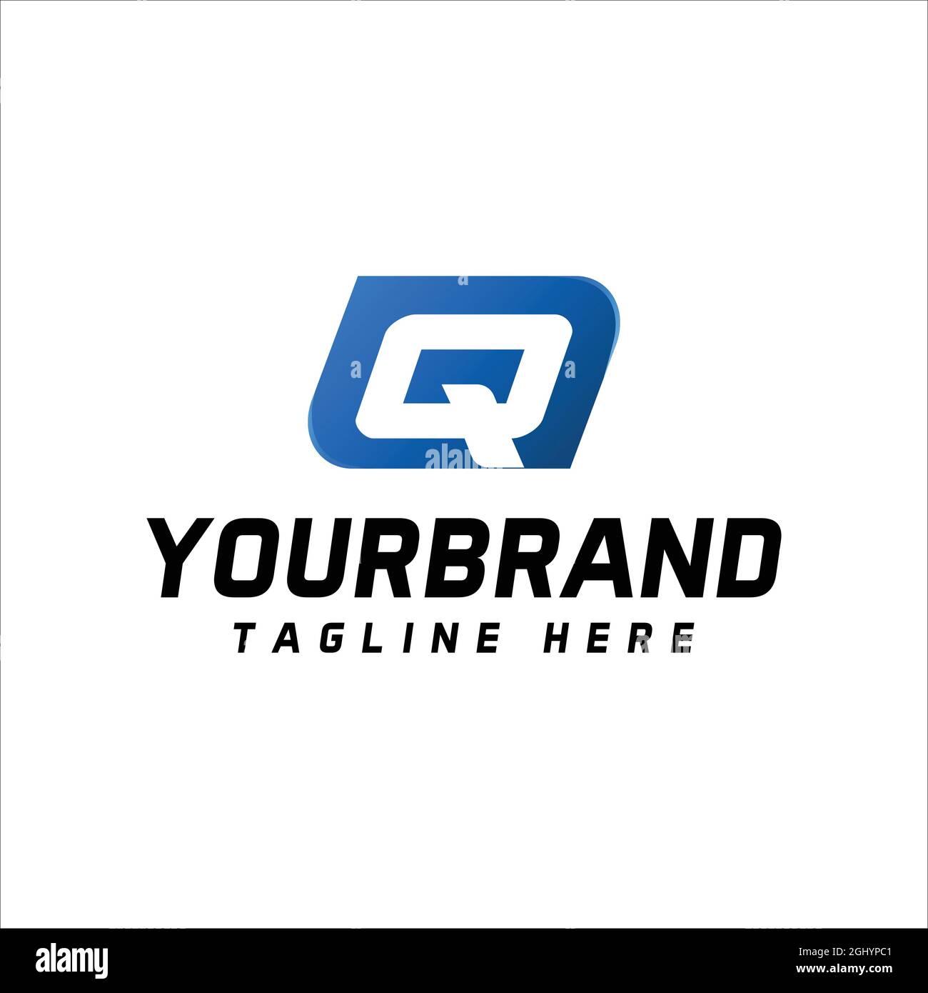 Simple and unique letter q logo, with illustrator design Stock Vector ...