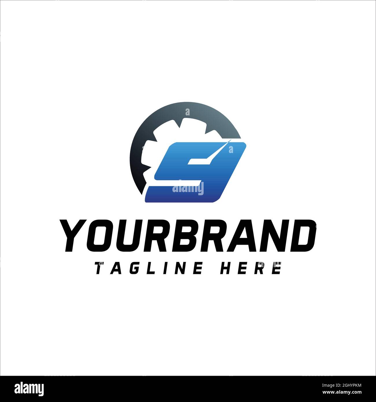 The elegant modern number 9 logo combined with a speedometer with a ...