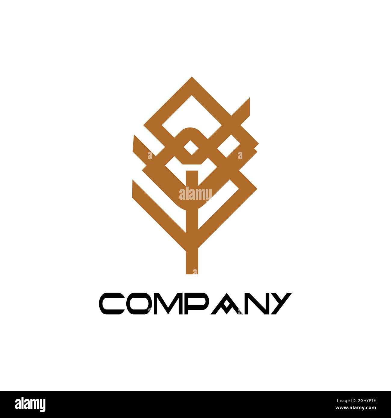 a simple image that can be used as a company logo Stock Vector Image ...