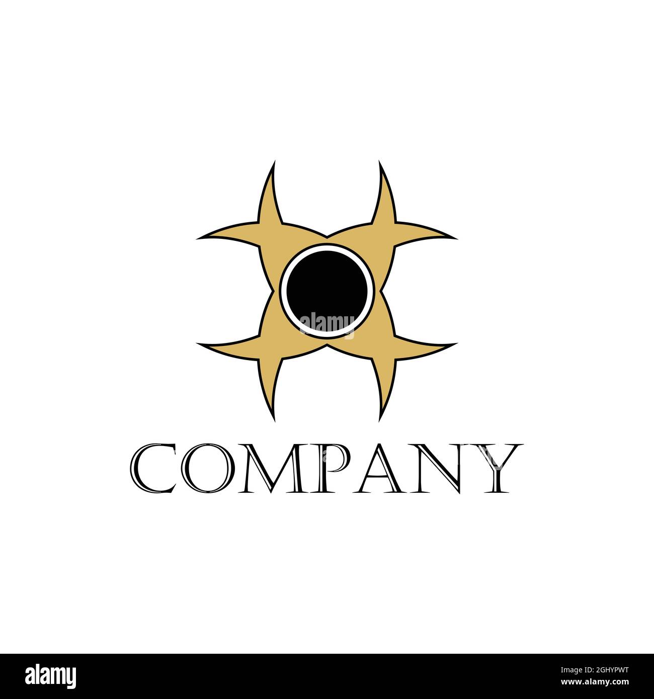 a simple image that can be used as a company logo Stock Vector Image ...
