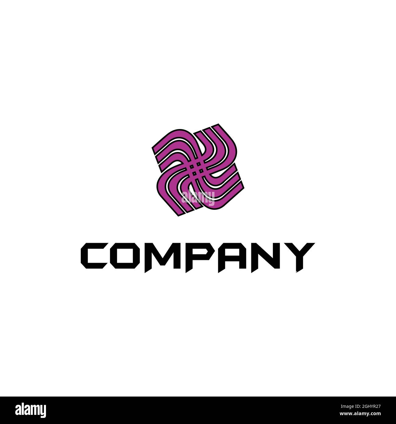 customized logo design with company name Stock Vector Image & Art - Alamy