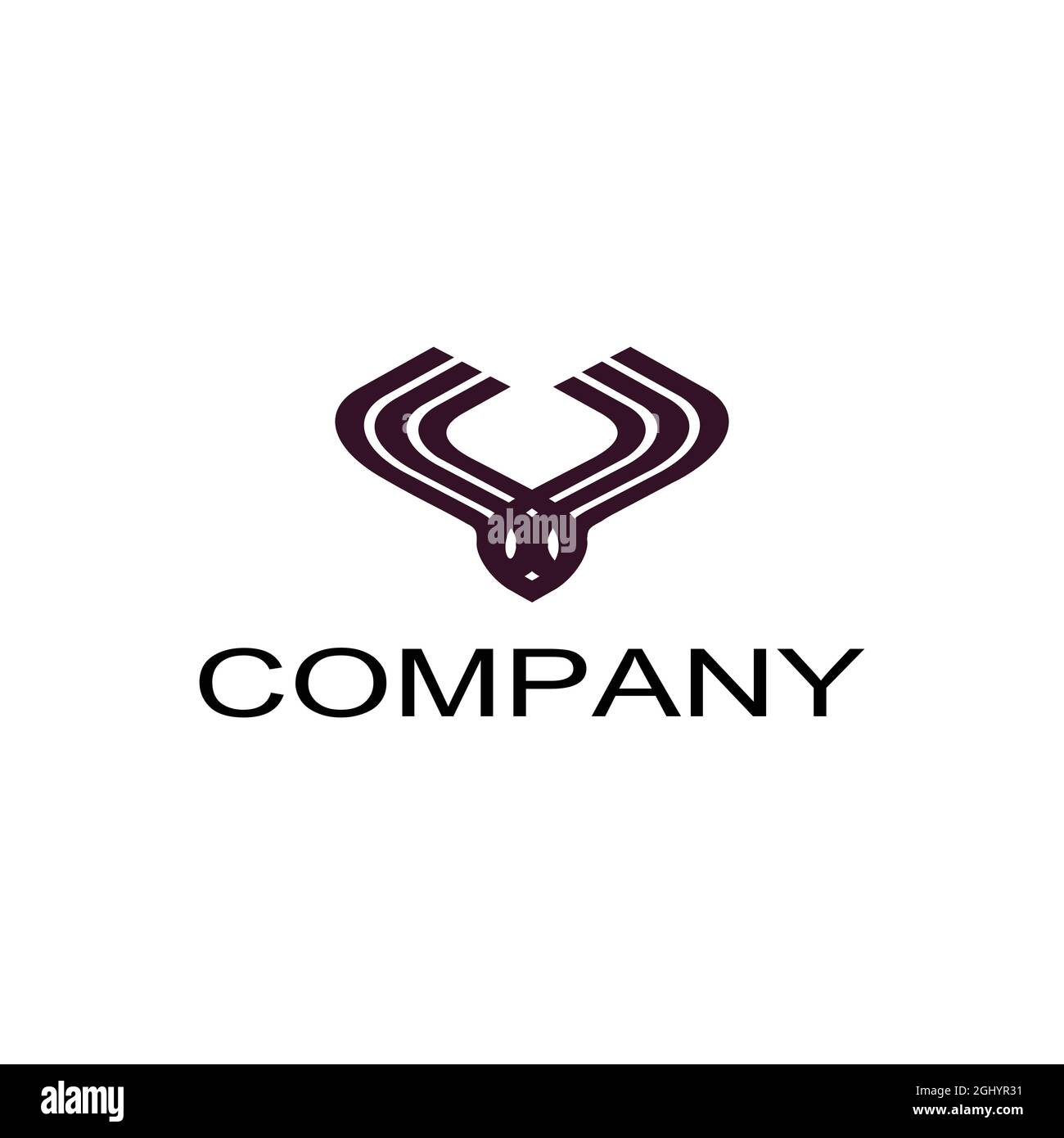customized logo design with company name Stock Vector Image & Art - Alamy