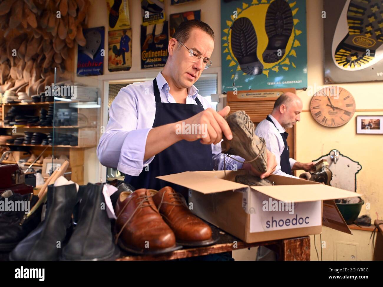Baden Baden, Germany. 06th Sep, 2021. Matthias Vickermann (l) from the ...