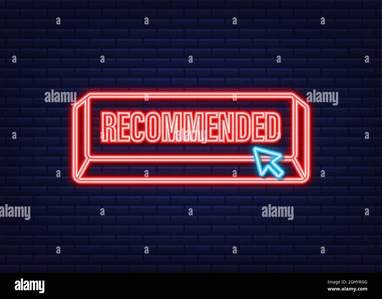 Recommend neon icon. White label recommended on green background ...