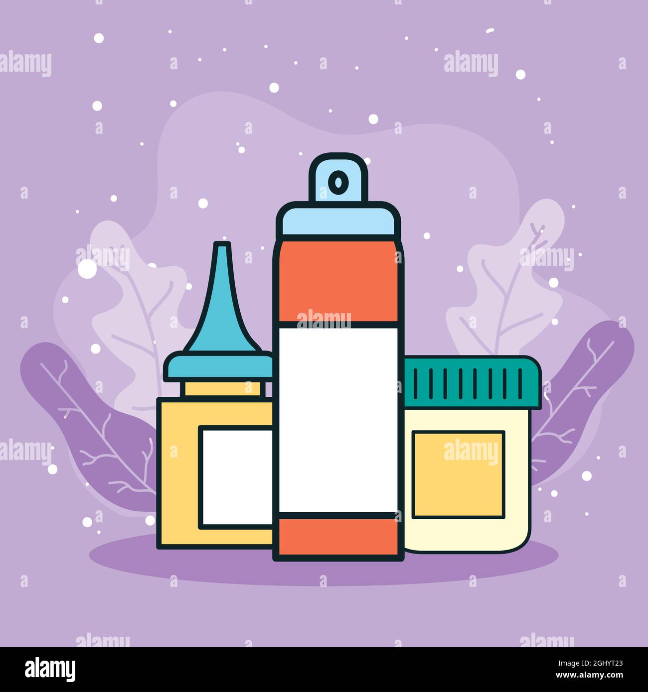 med kit bottles medicine icons Stock Vector Image & Art - Alamy