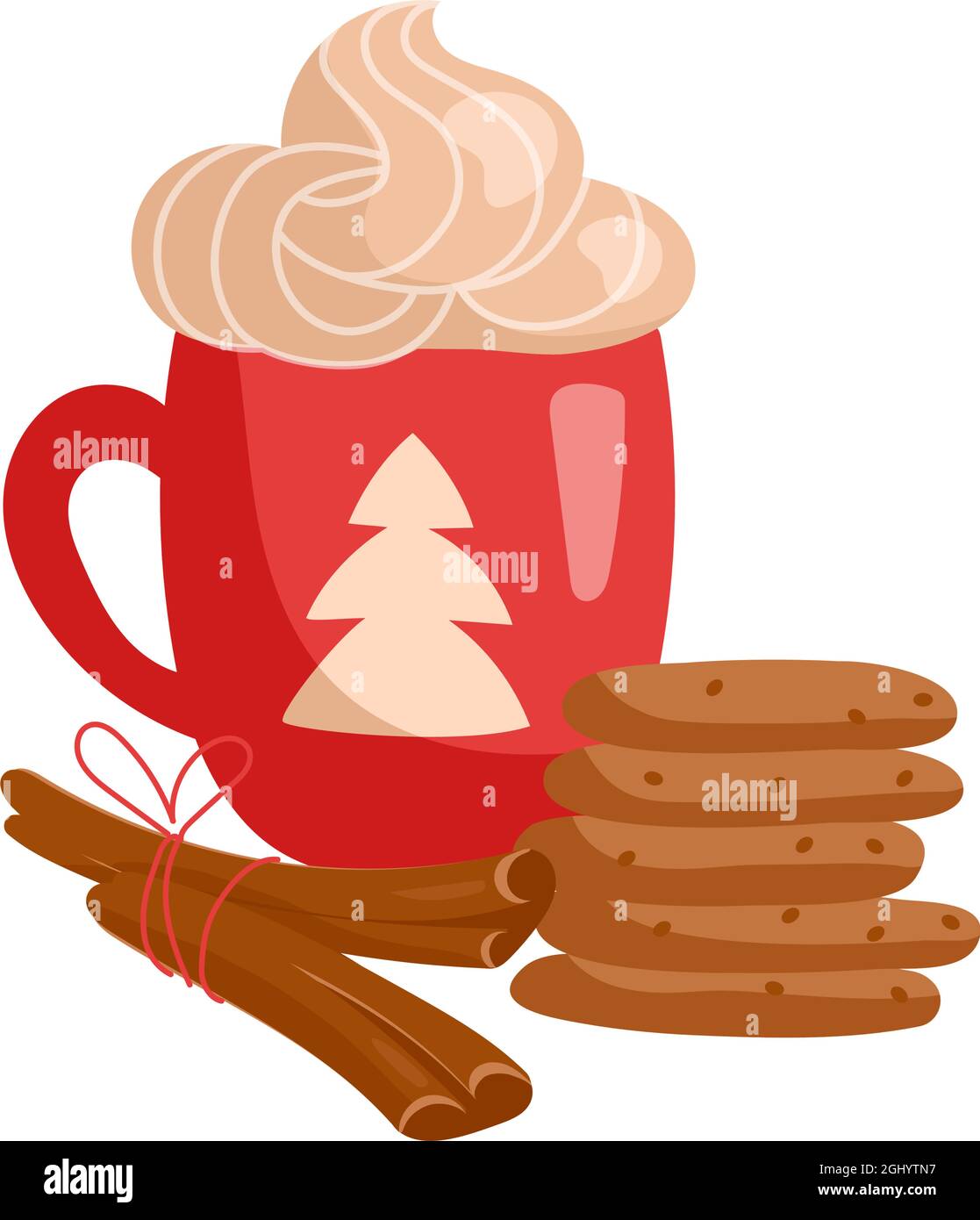 Cookie And Hot Cocoa Clipart
