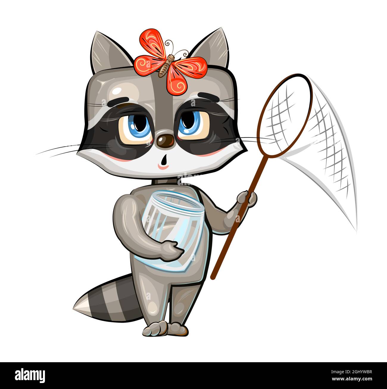 Baby Raccoon Clip Art