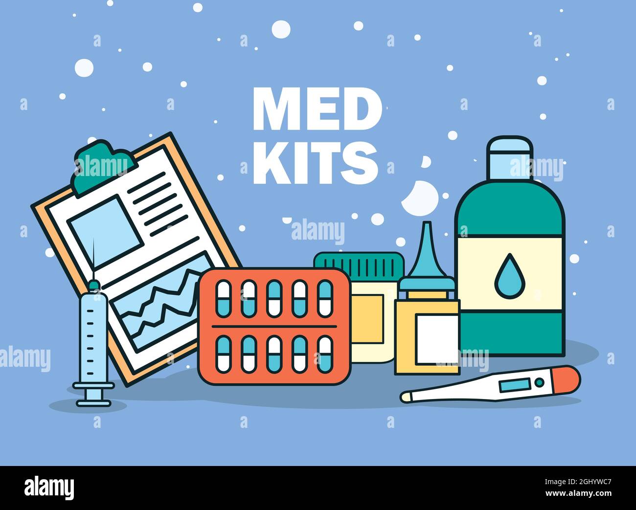 medical order and medicaments icons Stock Vector Image & Art - Alamy