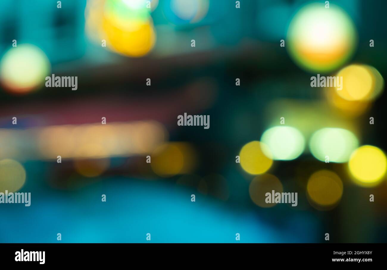 Abstract city lights at night for background or concepts use Stock ...
