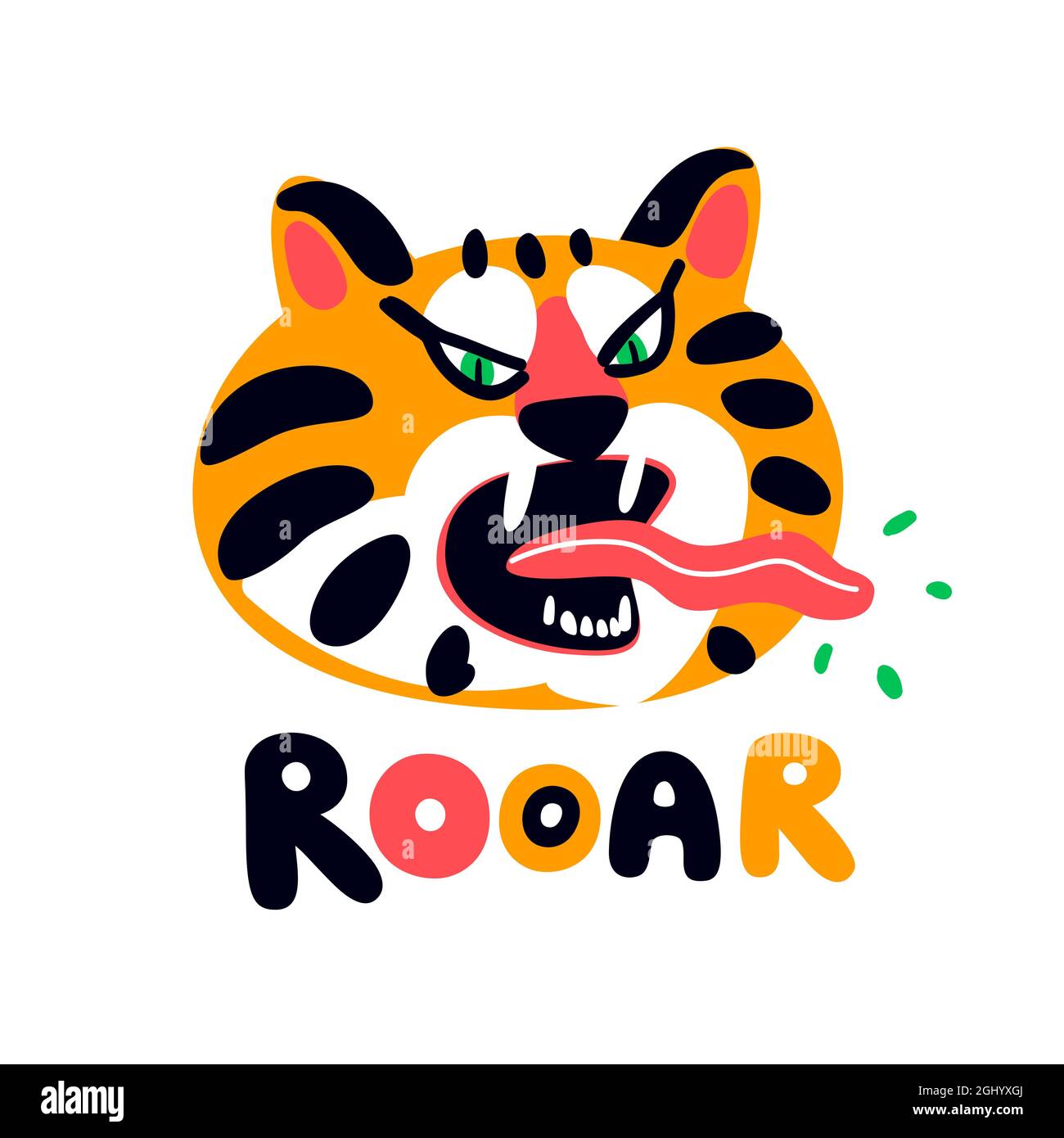 Roar Cartoon High Resolution Stock Photography and Images - Alamy