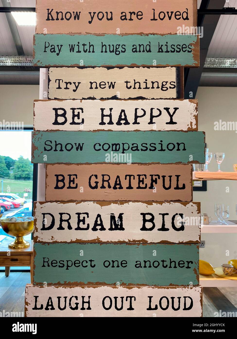 Motivational or inspirational signs Stock Photo - Alamy