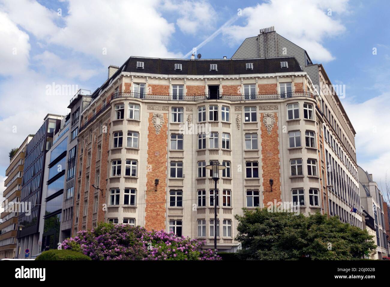 Ornate brick belgian building hi-res stock photography and images - Alamy