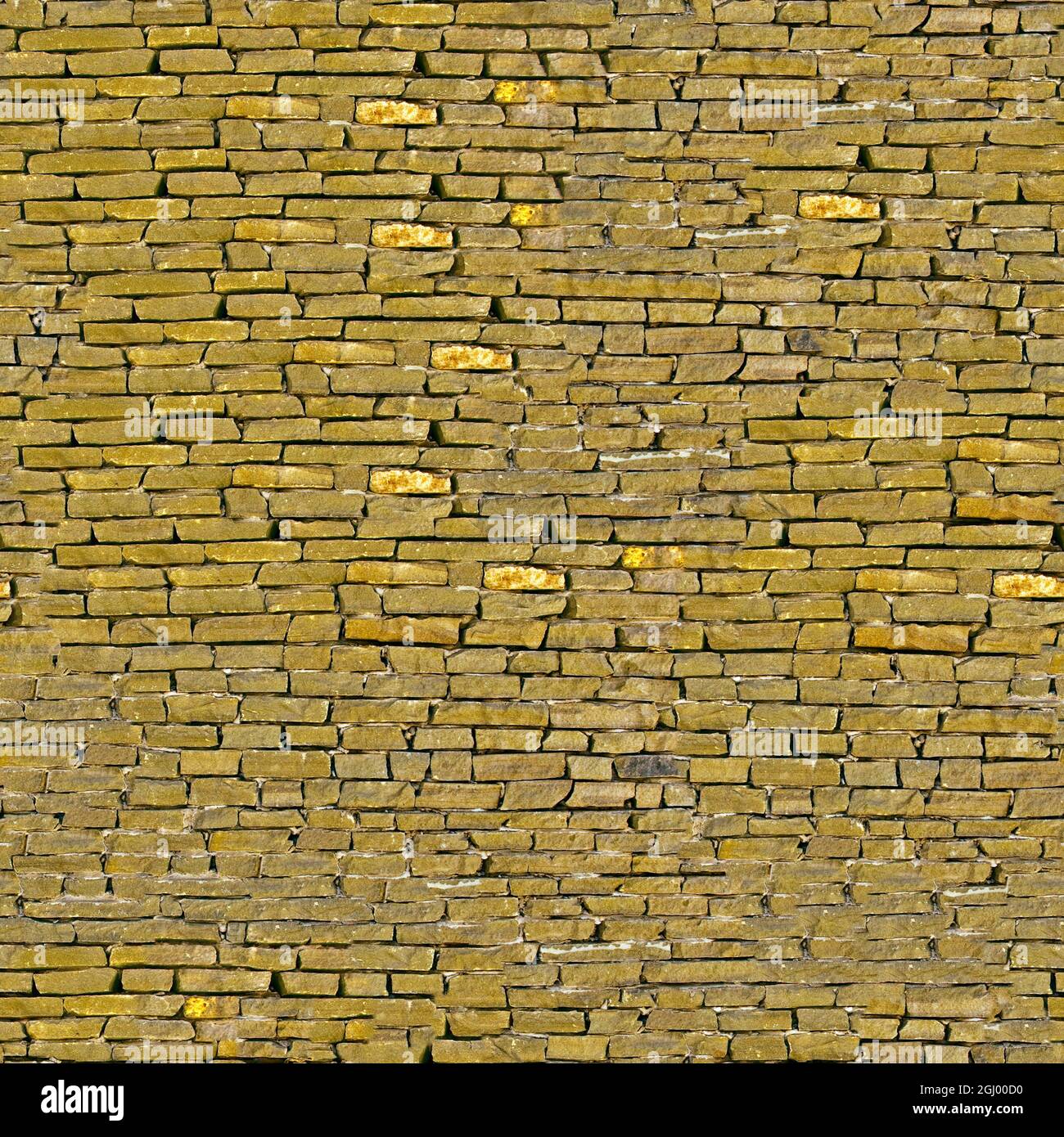 The gold brick wall background. Yellow bricks texture seamless pattern Stock Photo - Alamy