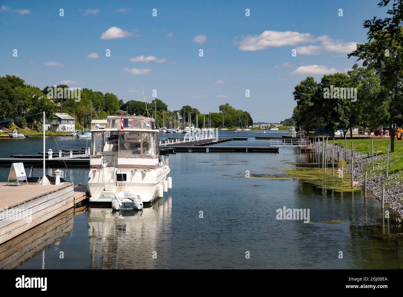 Aug 15 2021 - The Picton Harbour Ontario Canada, Luke Durda/Alamy Stock ...