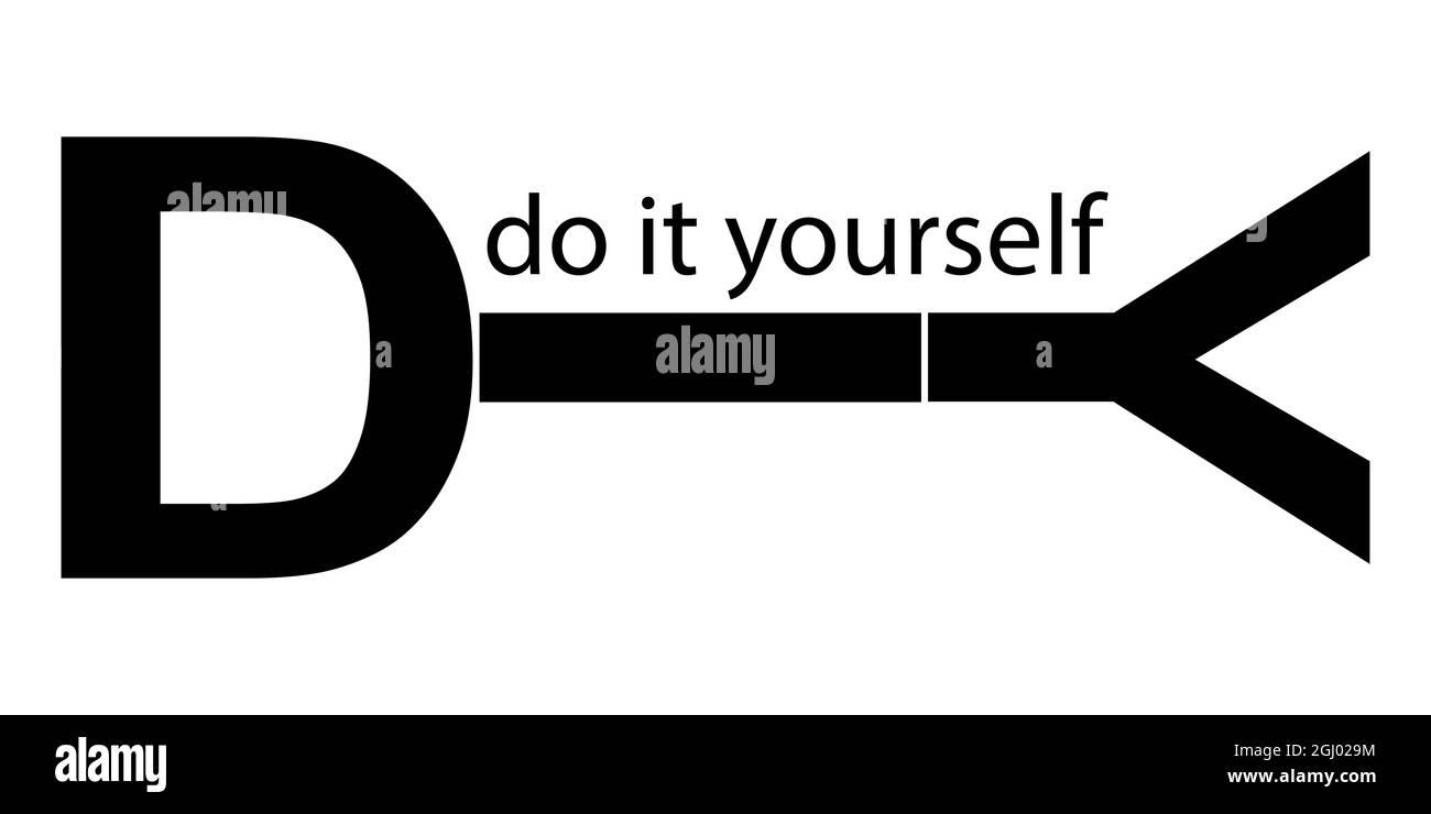 Vector icon house text Cut Out Stock Images & Pictures - Alamy