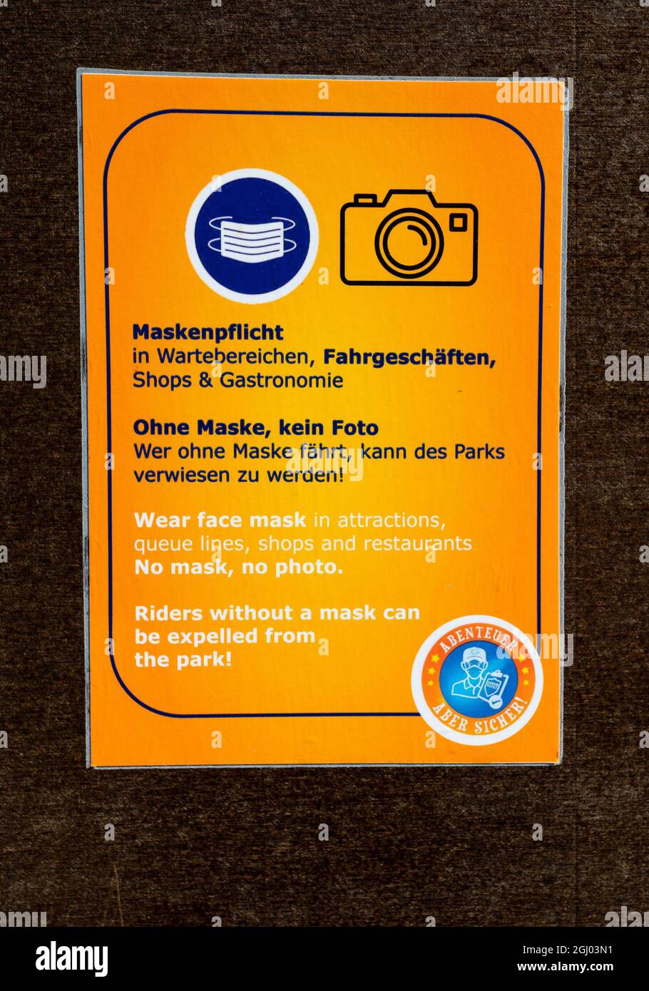 Soltau, Germany. 03rd Sep, 2021. A sign with rules hangs in the Heide ...
