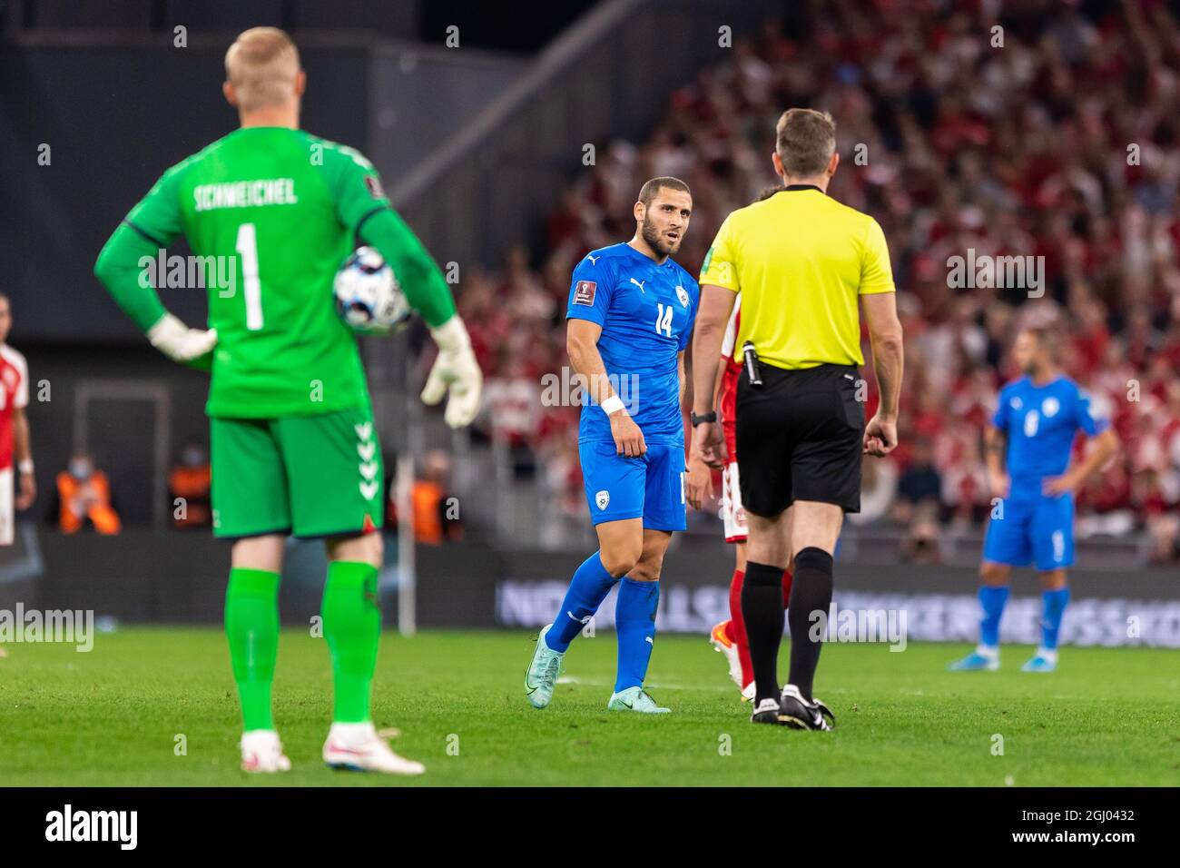 Copenhagen, Denmark. 07th Sep, 2021. Shon Weissman (14) of Israel seen ...