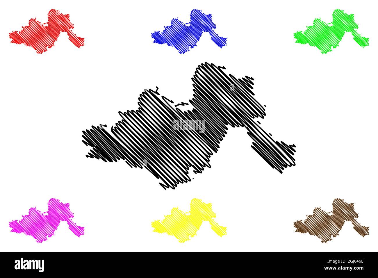 Suhl city (Federal Republic of Germany, Urban district, Free State of ...