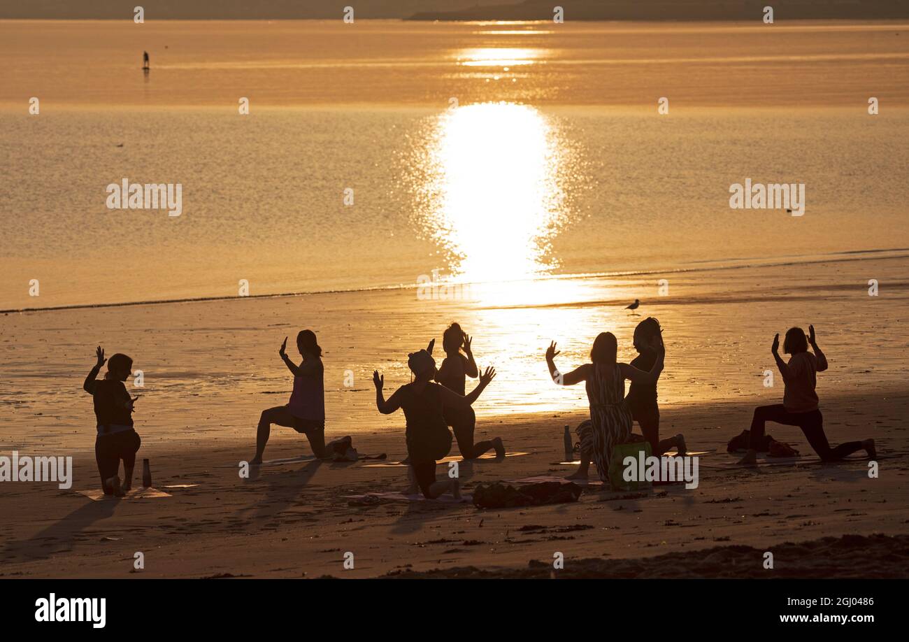 Portobello, Edinburgh, Scotland, UK weather. 8th September 2021 ...