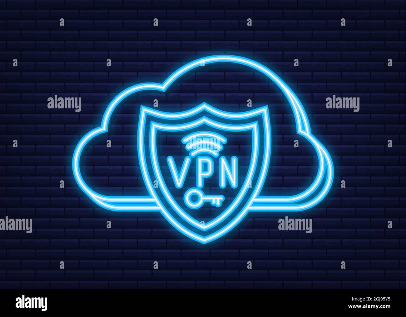 Secure VPN connection concept. Virtual private network connectivity ...