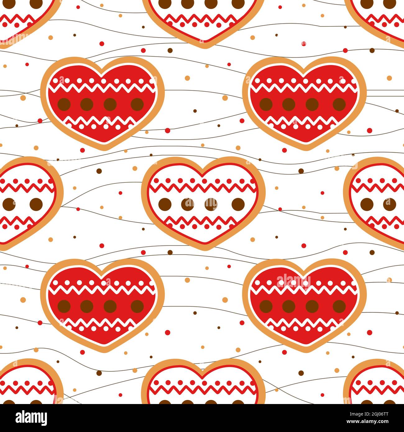 Gingerbread pattern vector graphics hi-res stock photography and images ...