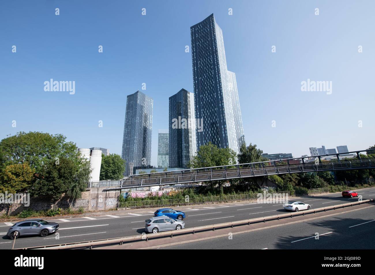 Deansgate square manchester hi-res stock photography and images - Alamy