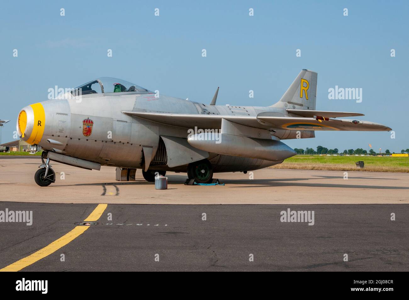 Saab J29 Tunnan, known as Flygande tunnan (English: "The flying barrel ...