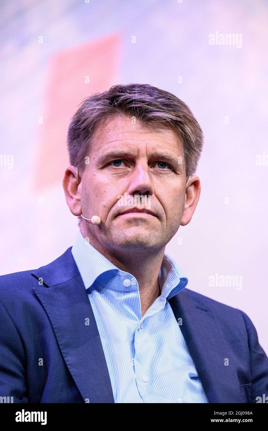Munich, Germany. 08th Sep, 2021. Oliver Steil, CEO of software company ...