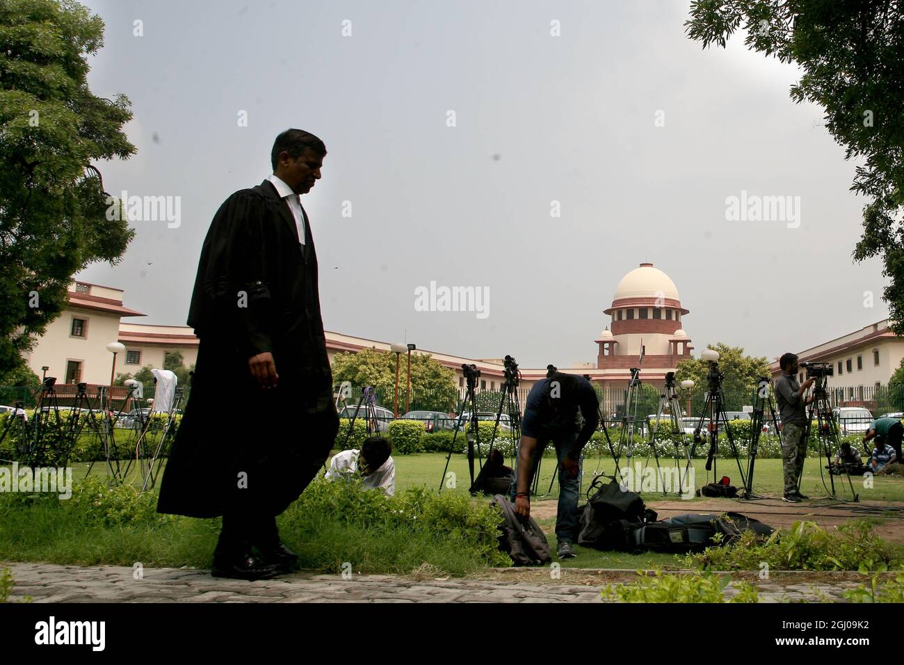 A general view of main building of the Indian Supreme court In New ...