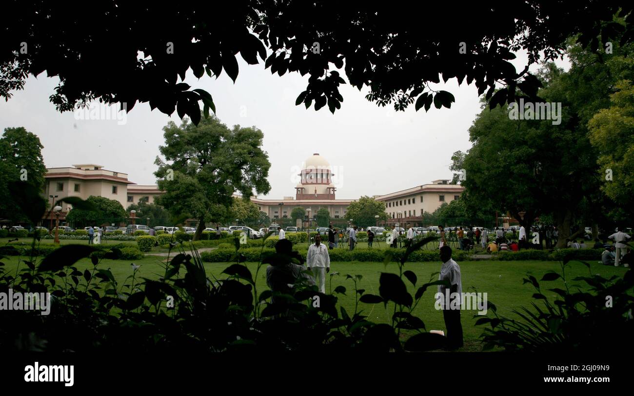 A general view of main building of the Indian Supreme court In New ...