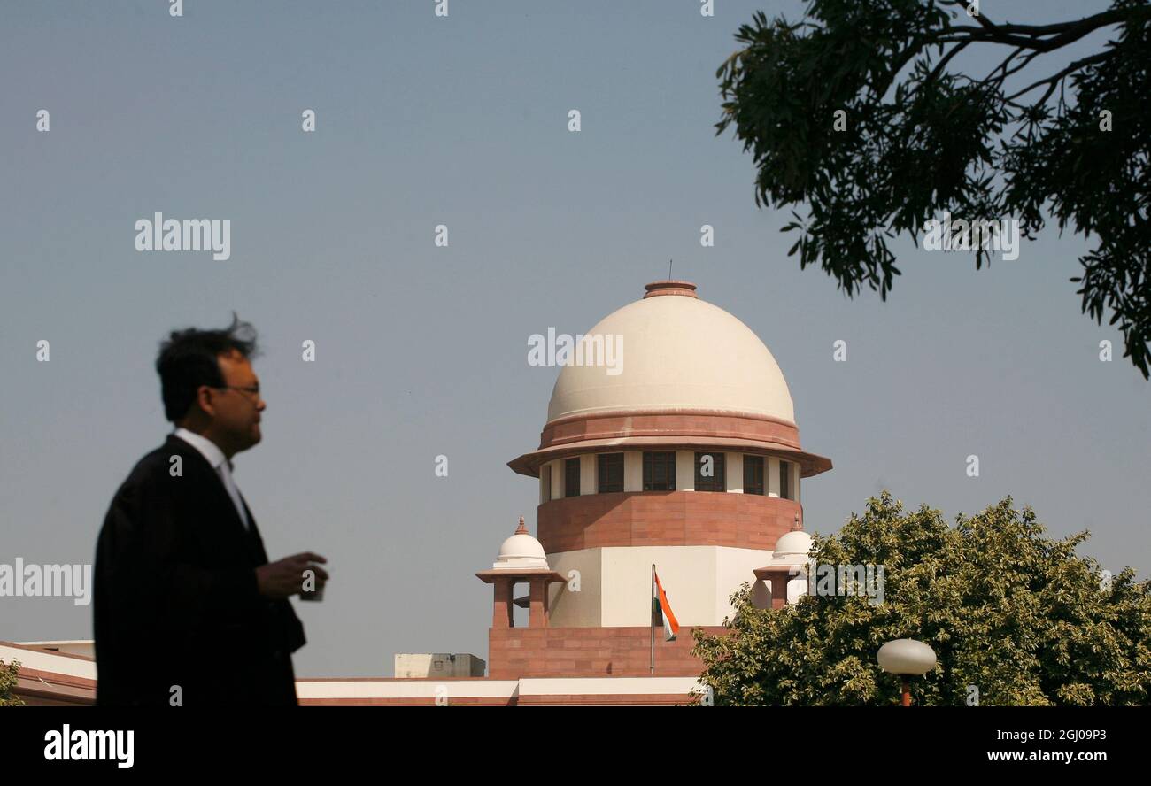 A general view of main building of the Indian Supreme court In New ...