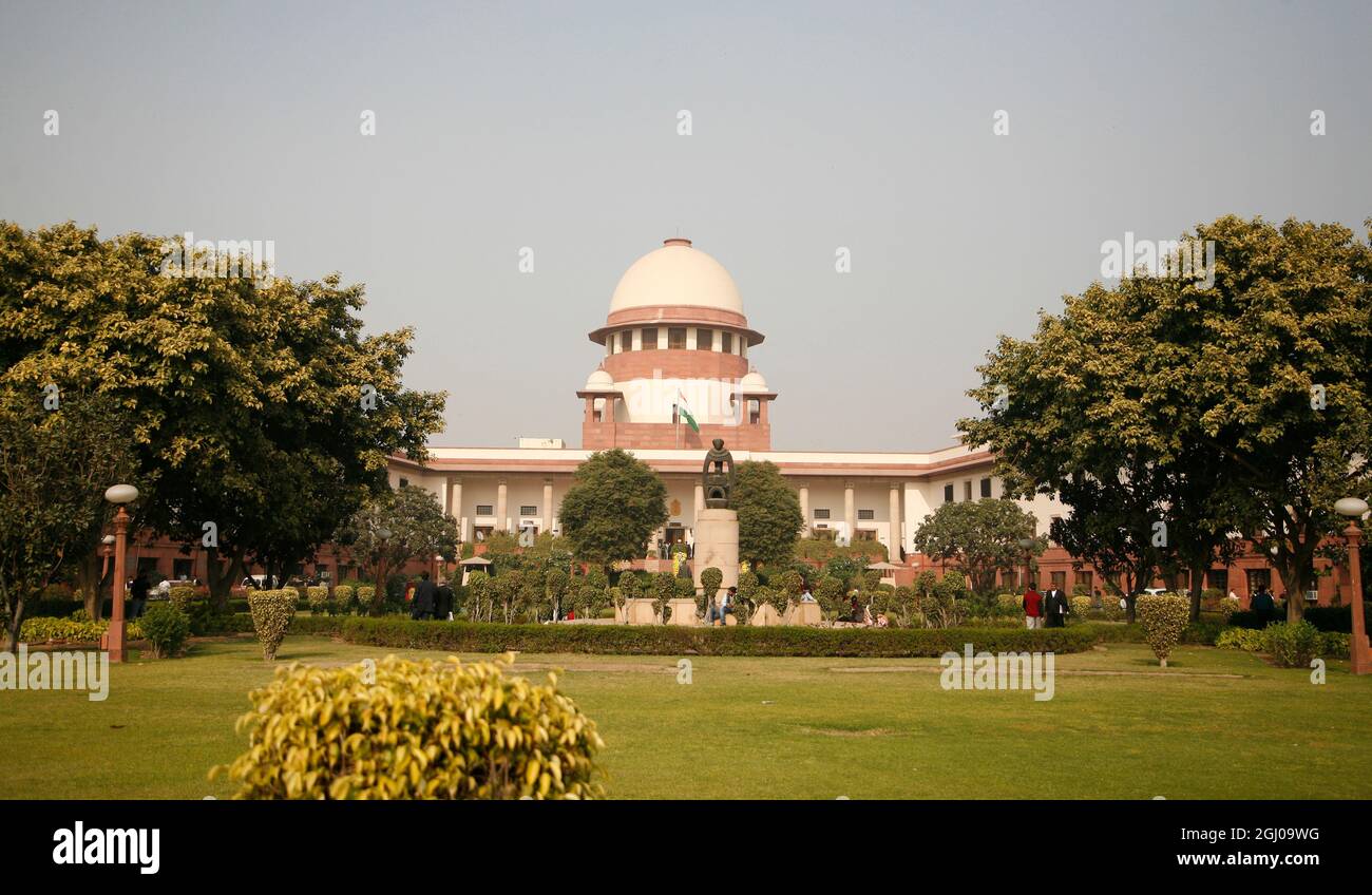 A general view of main building of the Indian Supreme court In New ...