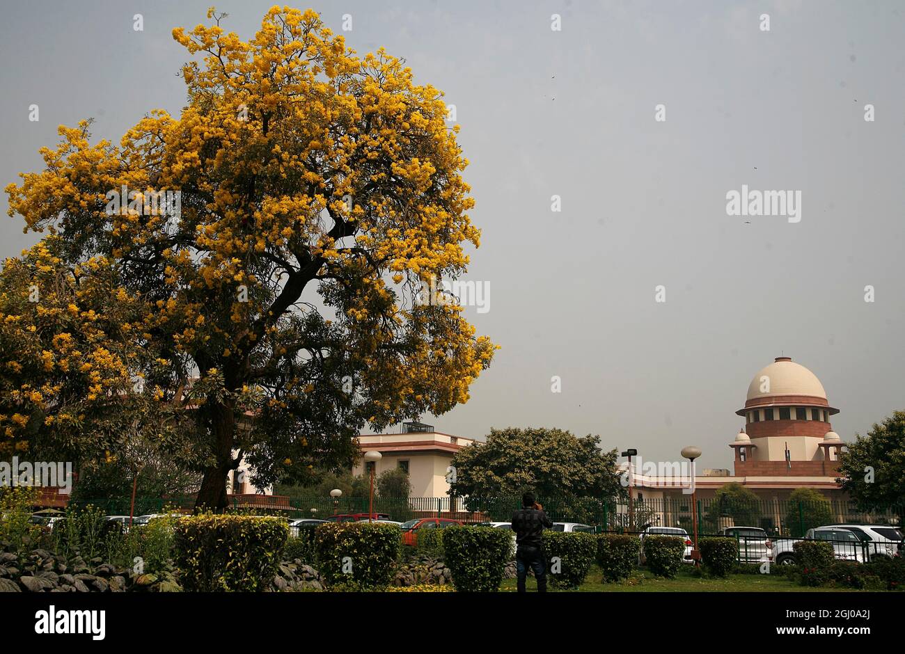 A general view of main building of the Indian Supreme court In New ...