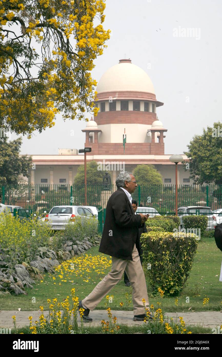 A general view of main building of the Indian Supreme court In New ...