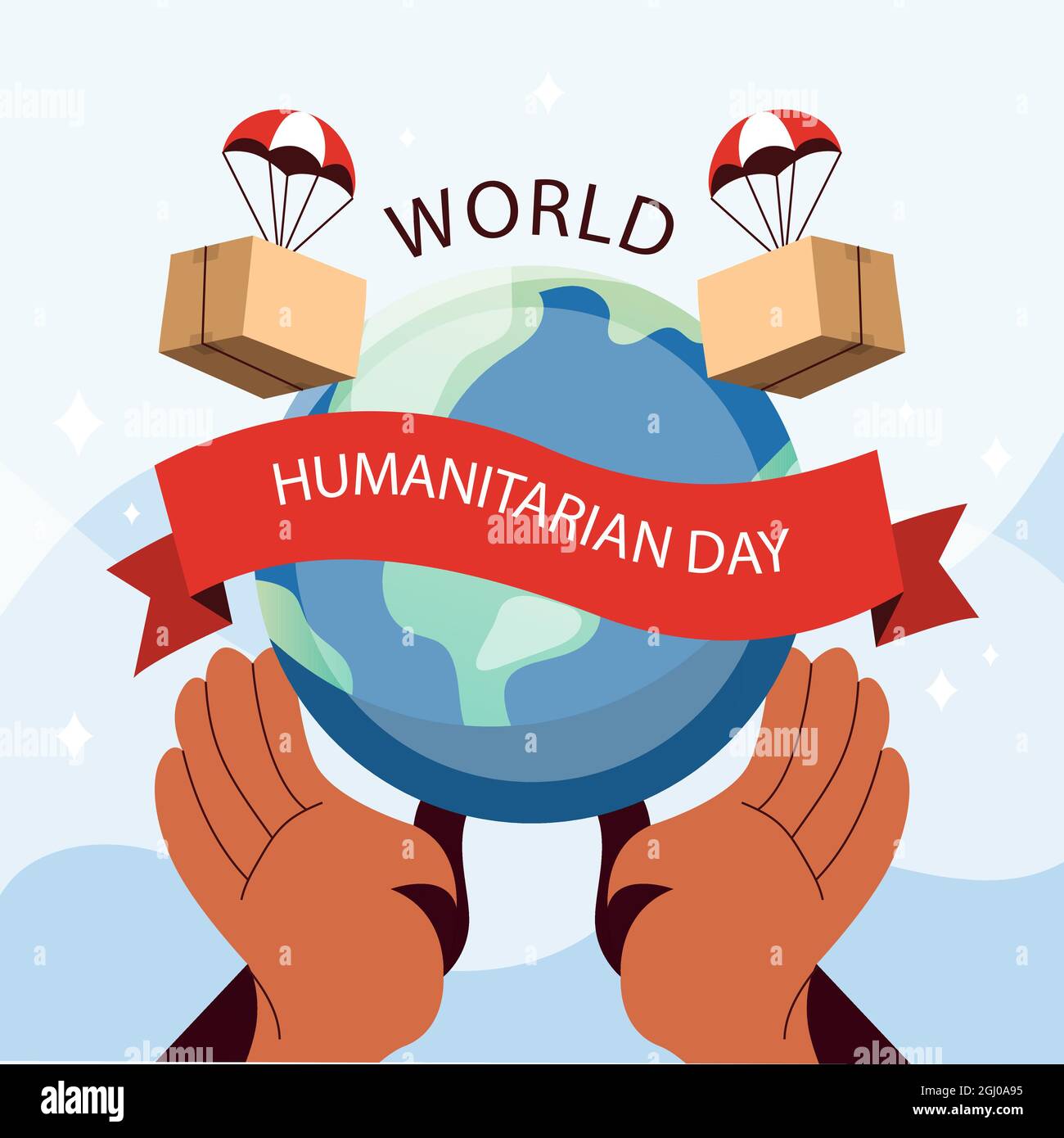 World humanitarian day illustration Vector illustration Stock Vector ...