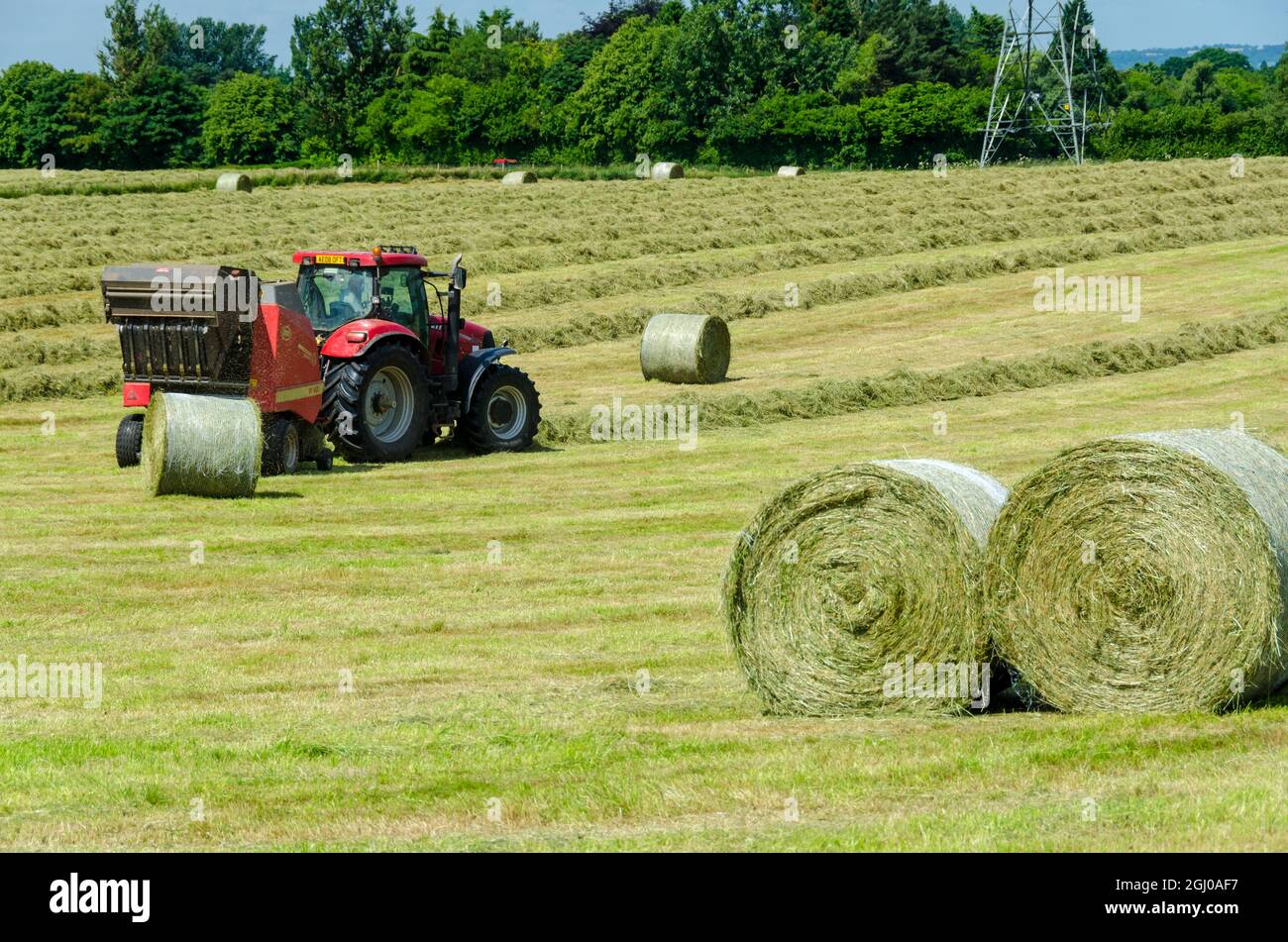 Harvesting hay for the winter hi-res stock photography and images - Alamy