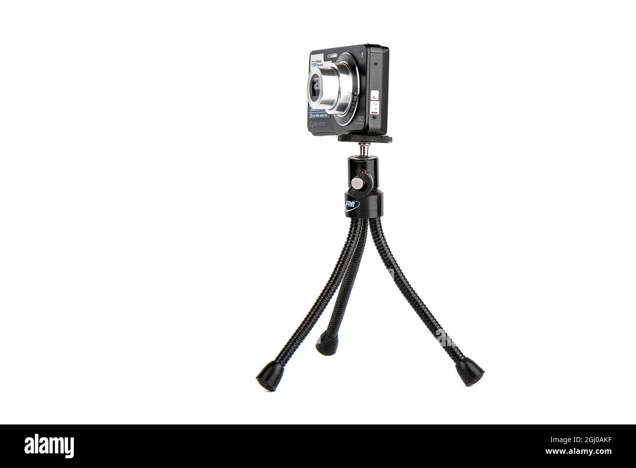 Moscow, Russia - September 6, 2021: Used Sony Cyber-shot DSC-W320 ...