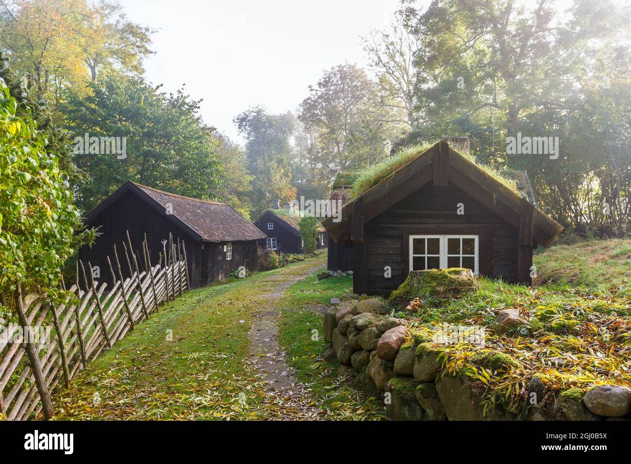Old rural village in the countryside Stock Photo - Alamy