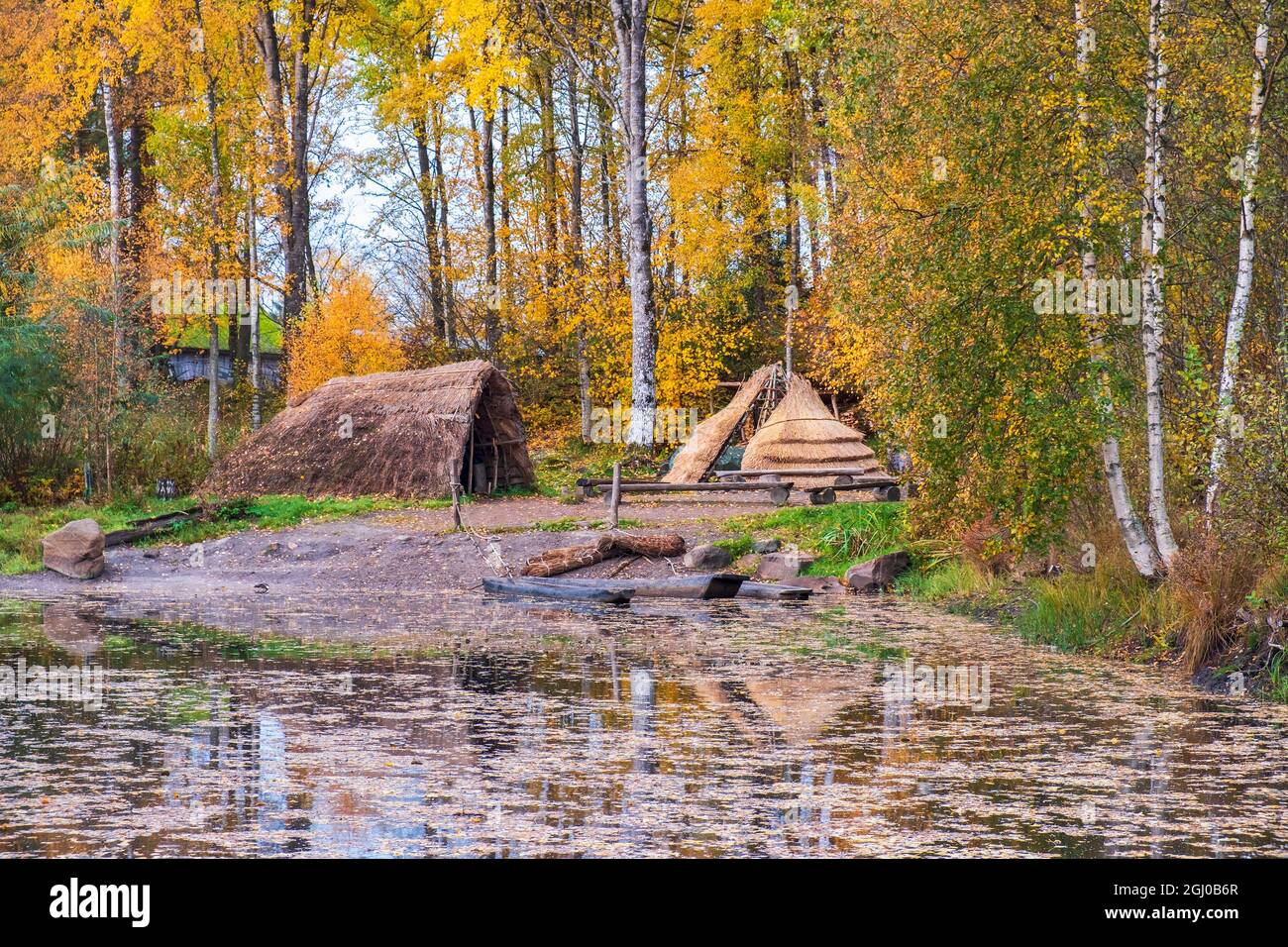 Floating beach huts hi-res stock photography and images - Alamy