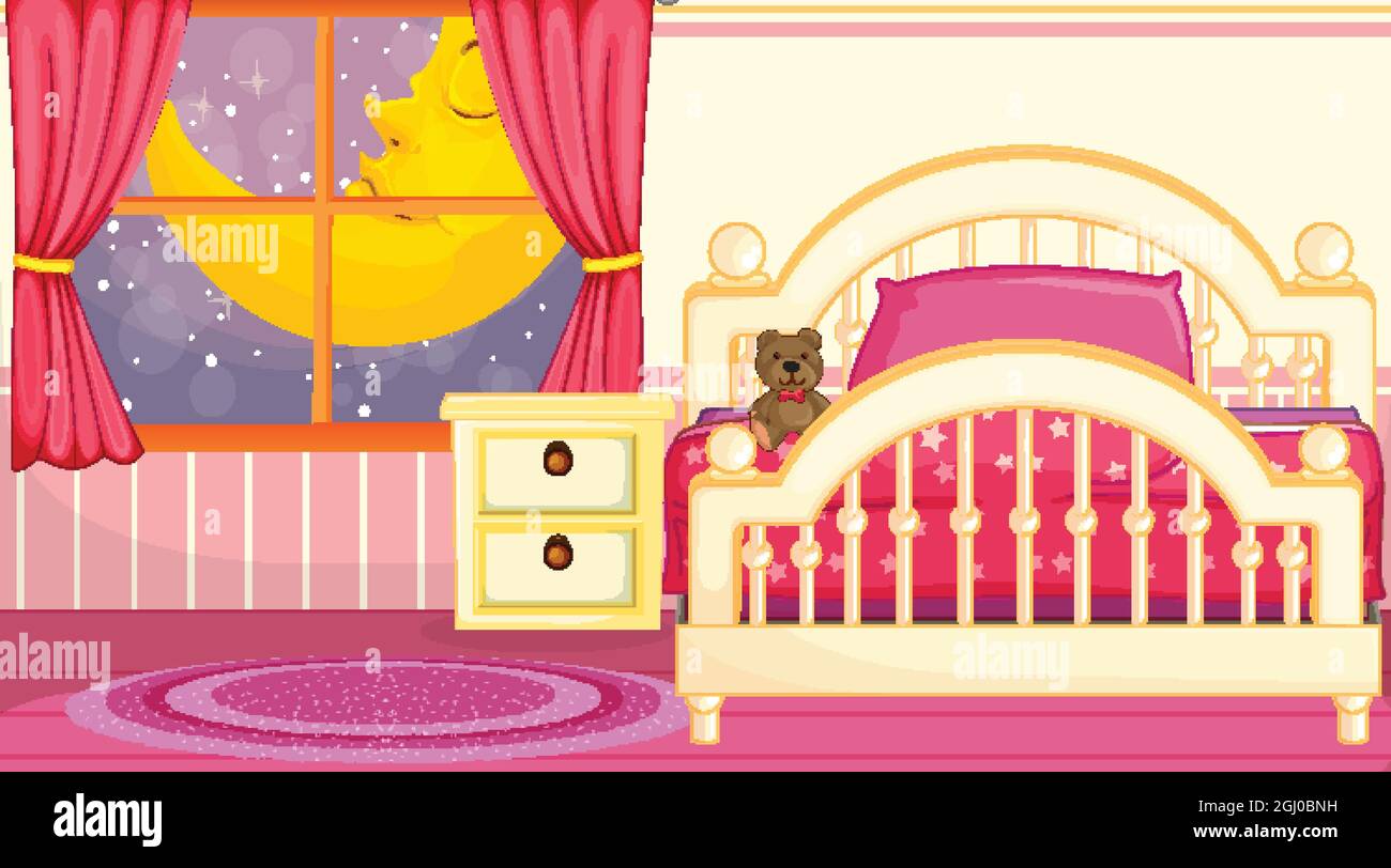 Kids Bedroom Clipart