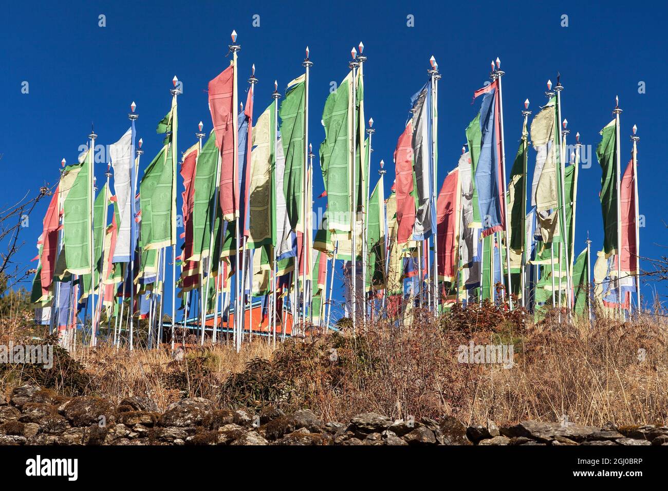 Nepal flags hi-res stock photography and images - Alamy