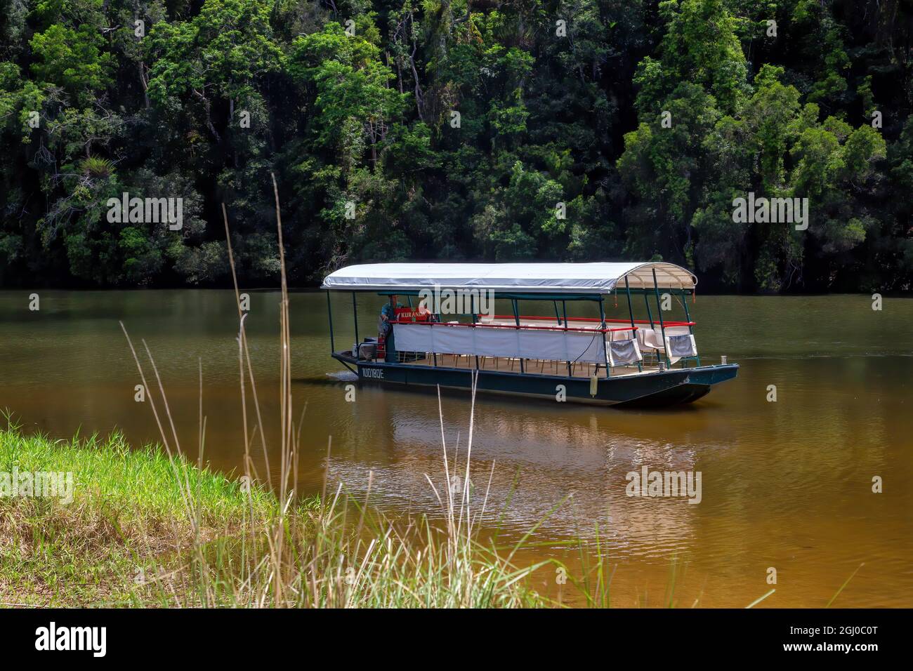 KURANDA, AUSTRALIA - Nov 01, 2016: The Kuranda Riverboat Tour on the ...