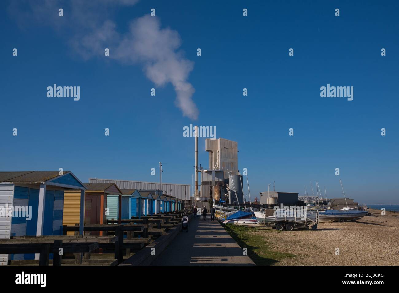 Brett Aggregates Ltd, Whitstable Harbour, Kent Stock Photo - Alamy