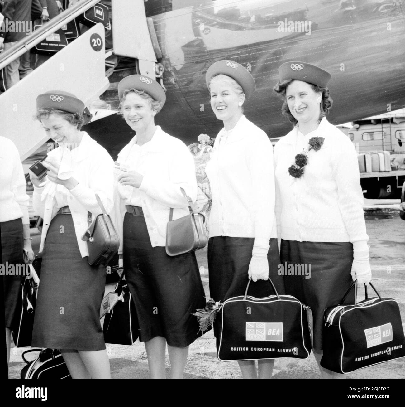 Britain's Women's Fencing Team taking part in the olympic games, are ...