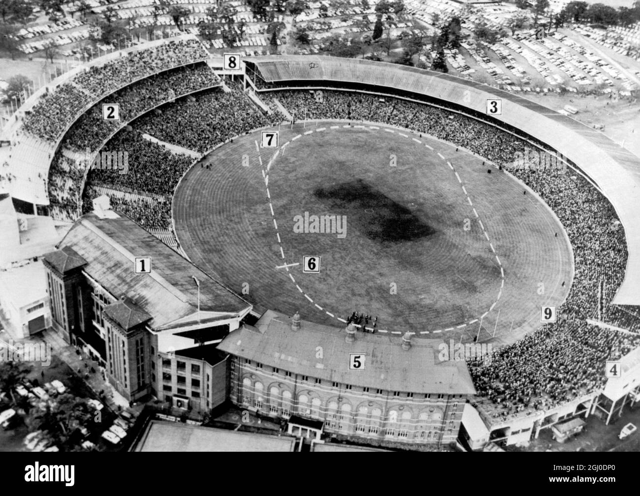 Melbourne cricket ground aerial hi-res stock photography and images - Alamy