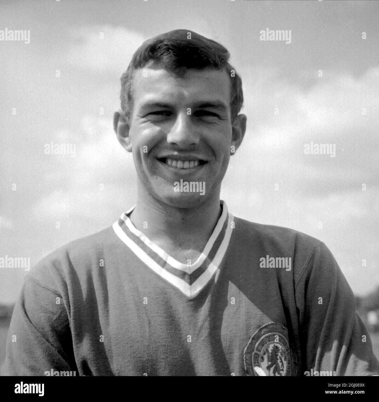 Dennis Butler, Chelsea Full-Back 30th July 1962 Stock Photo - Alamy