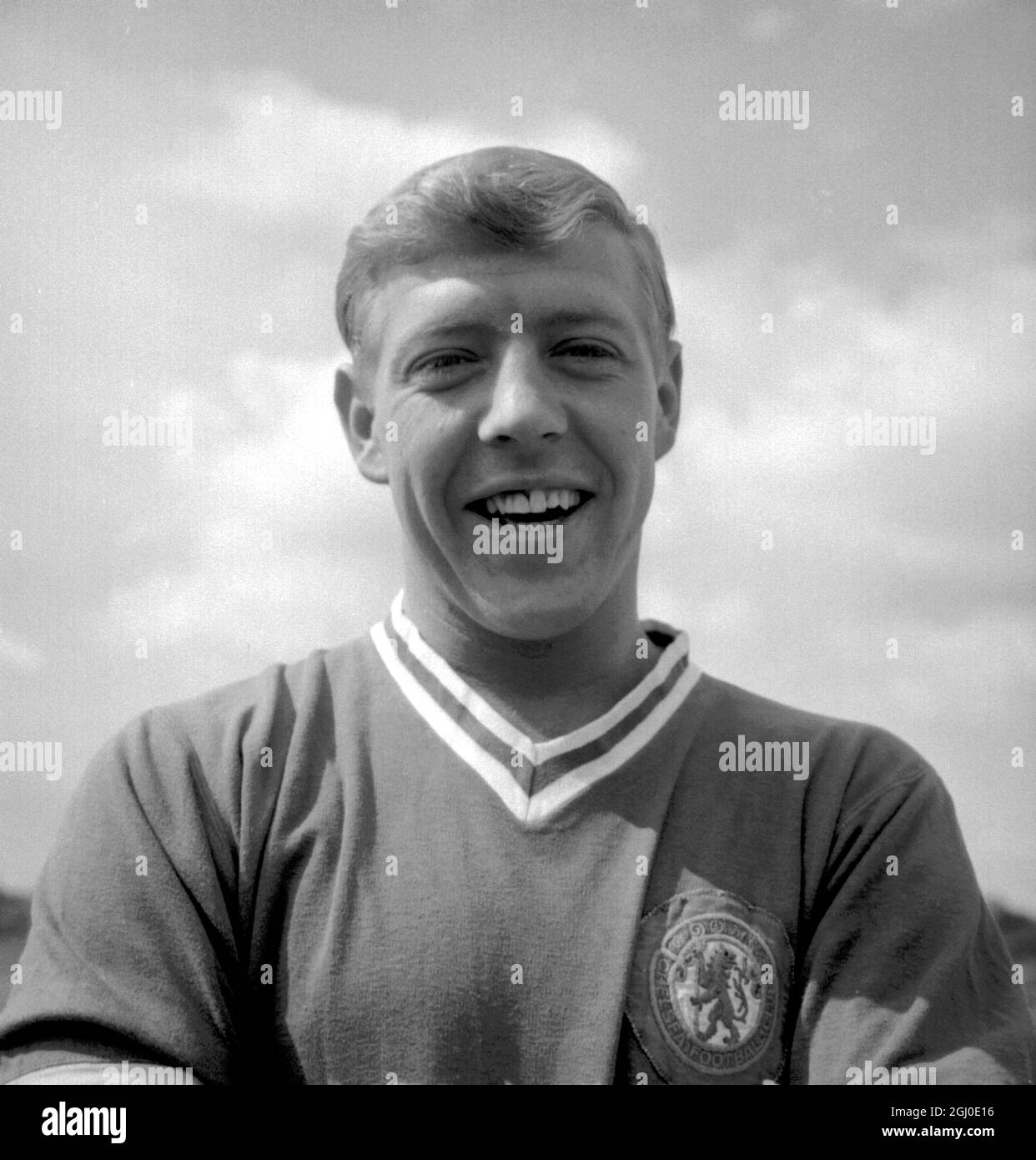 Ken Shellito, Chelsea Half-Back 30th July 1962 Stock Photo - Alamy
