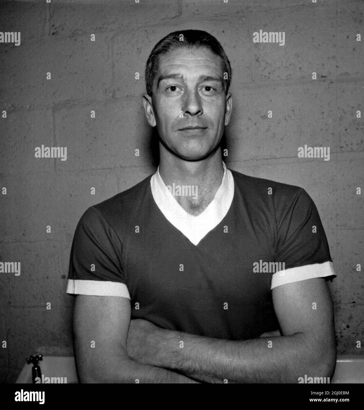 Ken Thomson, Middlesbrough FC centre half 17th March 1961 Stock Photo ... Ken Thomson, Middlesbrough FC centre half 17th March 1961 Stock Photo ...