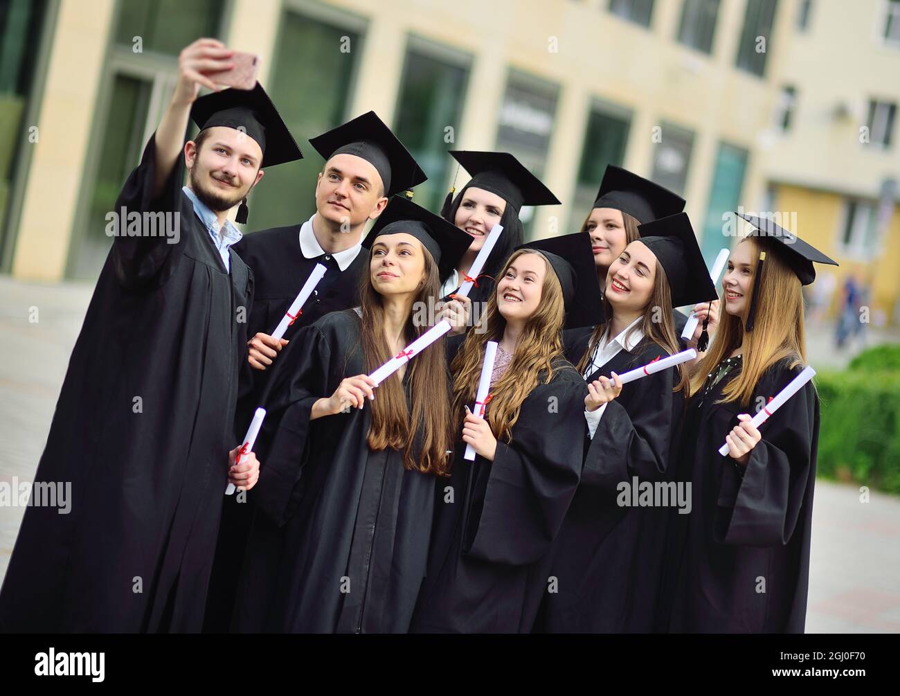 Master’s degree gown hi-res stock photography and images - Alamy