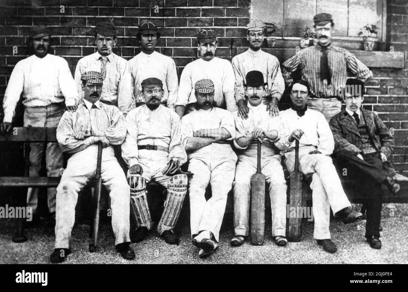 Archive - Cricket Team Stock Photo - Alamy